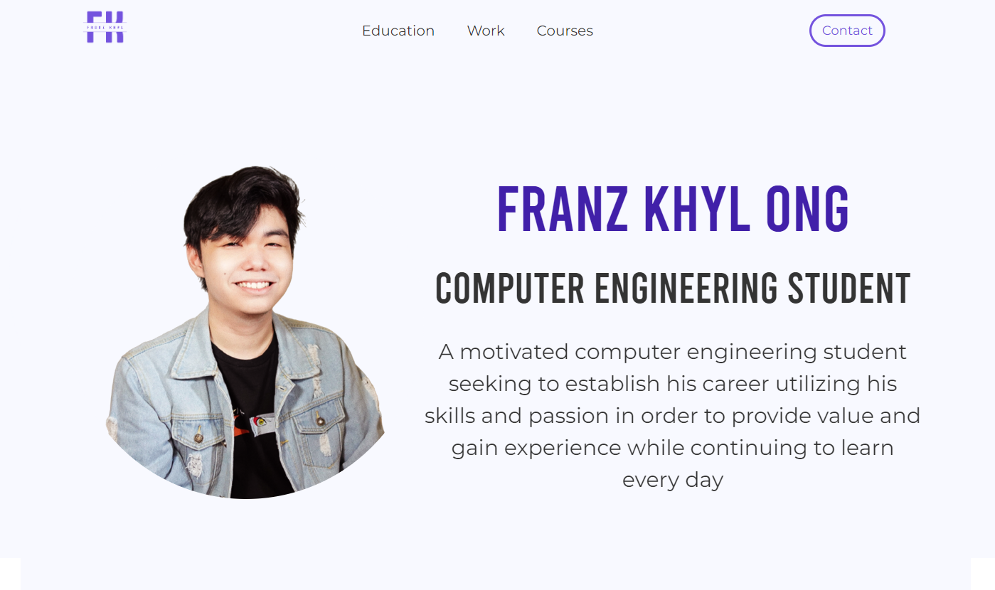 Franz Khyl Ong Portfolio